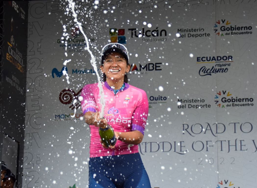 Pablo Caicedo salta al tercer lugar de la clasificación general en la ...