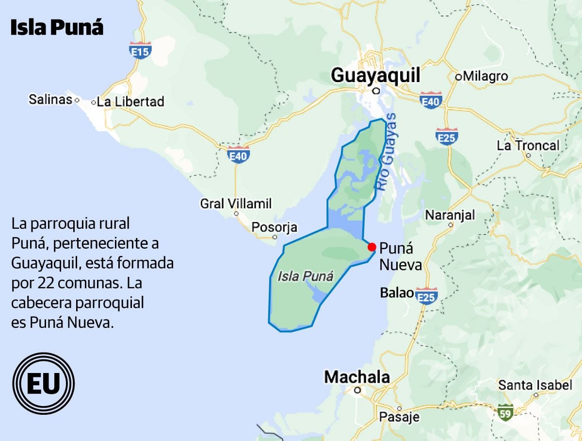 Dónde está ubicada la isla Puná, donde fue hoy el epicentro del sismo ...