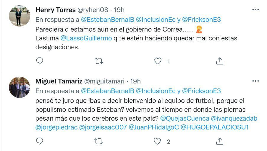 El exfutbolista Frickson Erazo fue designado como director distrital ...